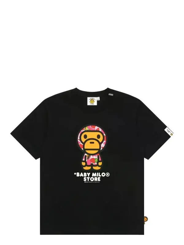A BATHING APE Graphic T-shirt - Black