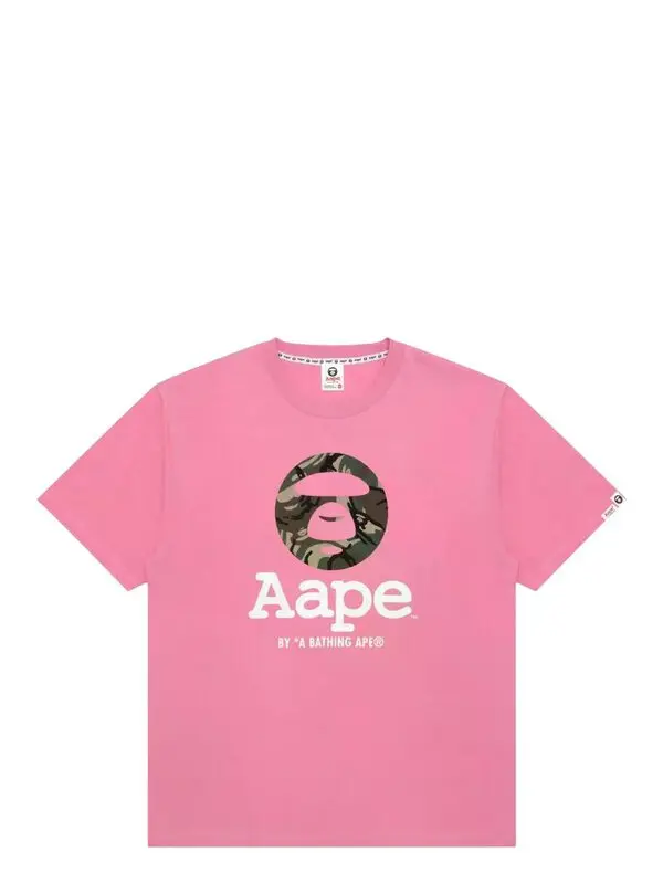 AAPE BY *A BATHING APE® Camo Logo T-shirt - Pink