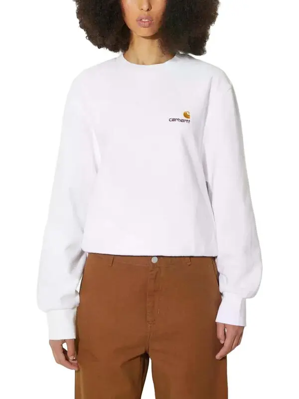 Carhartt Work In Progress Logo-embroidered Sweatshirt - White