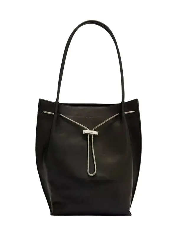 By Far Kayla Leather Shoulder Bag - Black