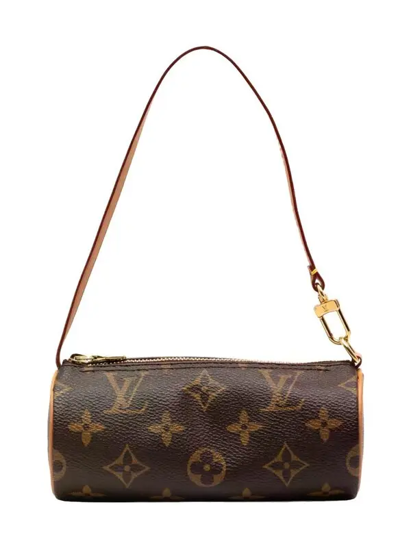 LOUIS VUITTON 2009-2019 Monogram Papillon Pochette - Brown