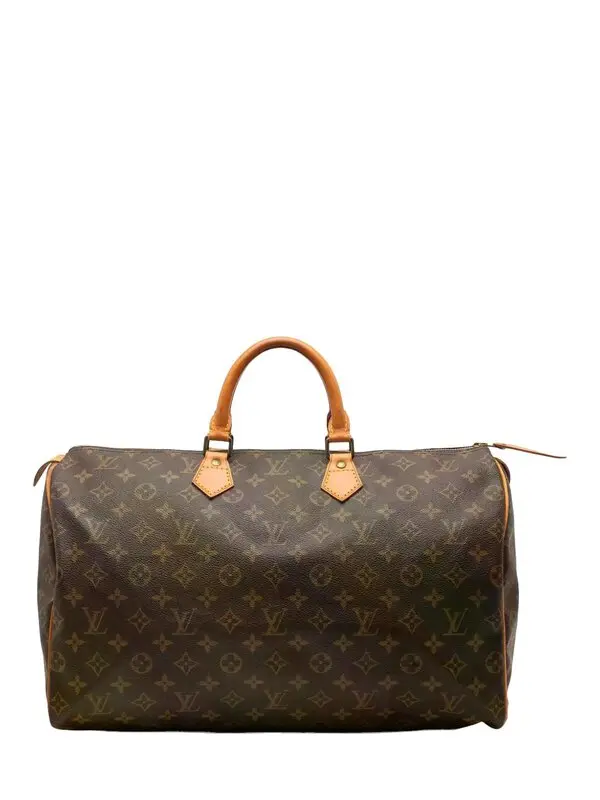 LOUIS VUITTON 1987 Monogram Speedy 40 - Brown
