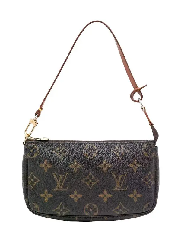 LOUIS VUITTON 2003 Monogram Mini Pochette Accessoires - Brown