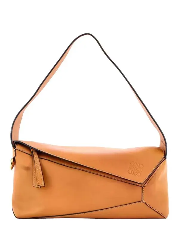 Loewe Puzzle Leather Hobo Bag - Brown