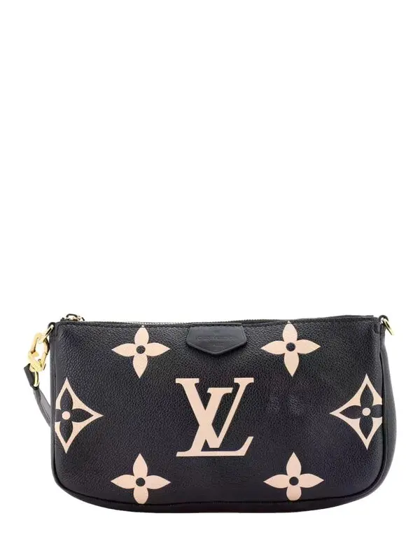 LOUIS VUITTON Multi Pochette Accessoires Bicolor Monogram Empreinte Giant Crossbody Bag - Multicolour