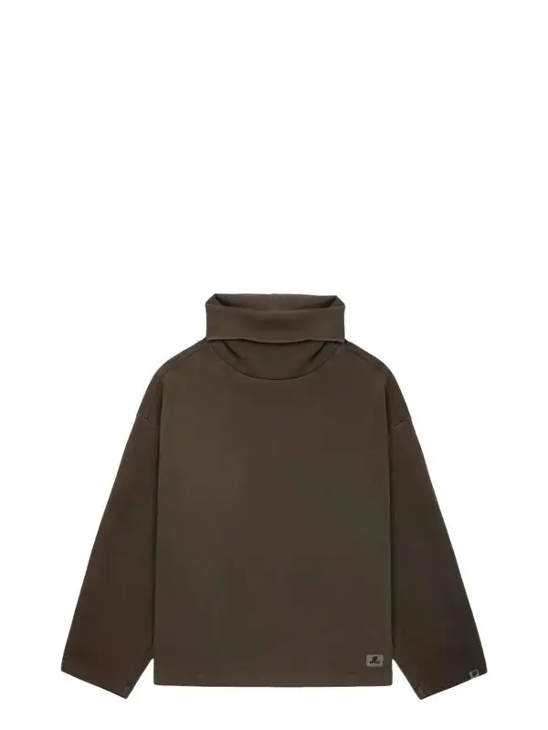 A BATHING APE Turtleneck Sweatshirt - Brown
