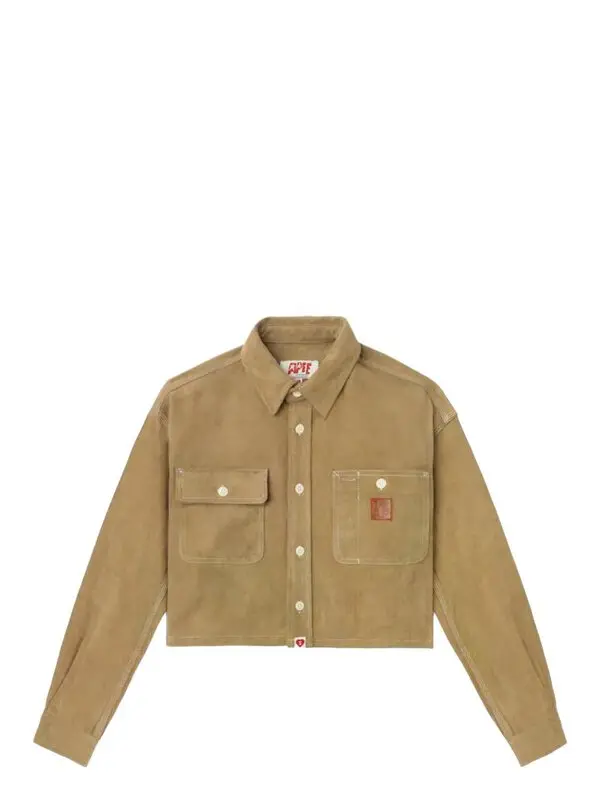 A BATHING APE Pocket Button Shirt - Brown