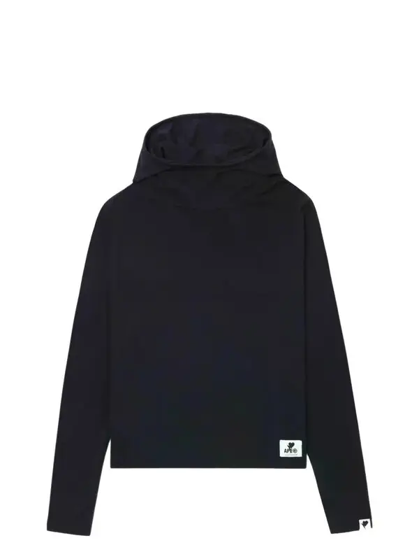 A BATHING APE Long-sleeve Hooded Sweater - Blue
