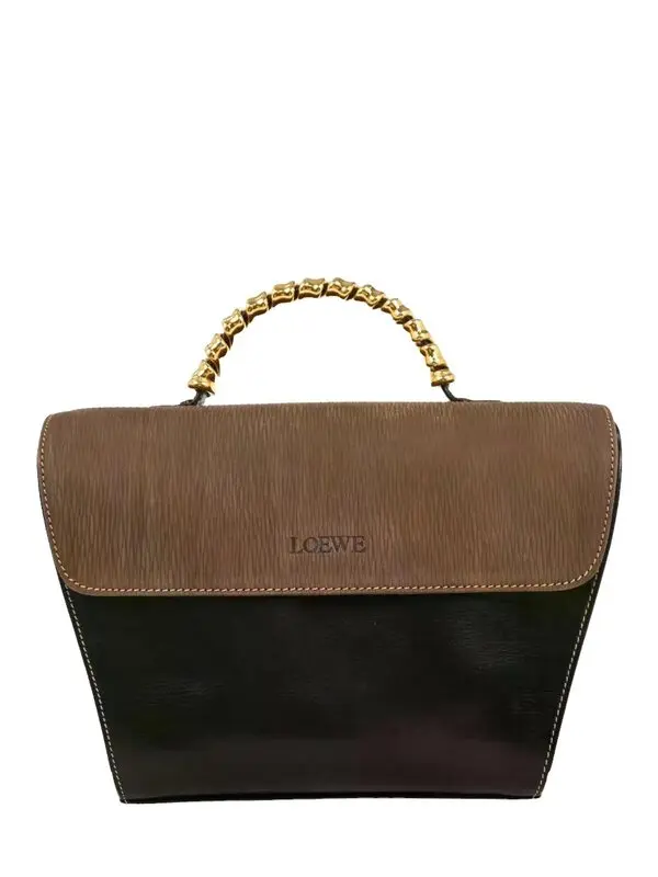 Loewe 1990-2000s Velazquez Textured Tote Bag - Brown