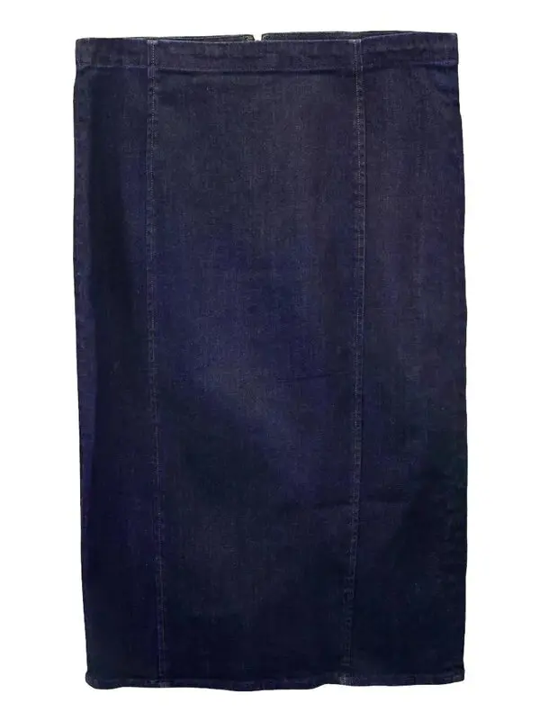 Polo Ralph Lauren Denim Pencil Midi Skirt - Blue