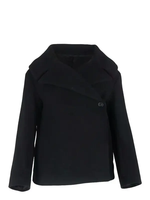 TOTEME Button Wrap Jacket - Black
