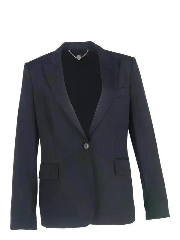 Stella McCartney Single-breasted Blazer With Pockets - Black