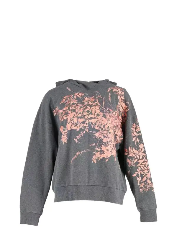 Dries Van Noten Harlee-embroidered Cotton Hoodie - Grey