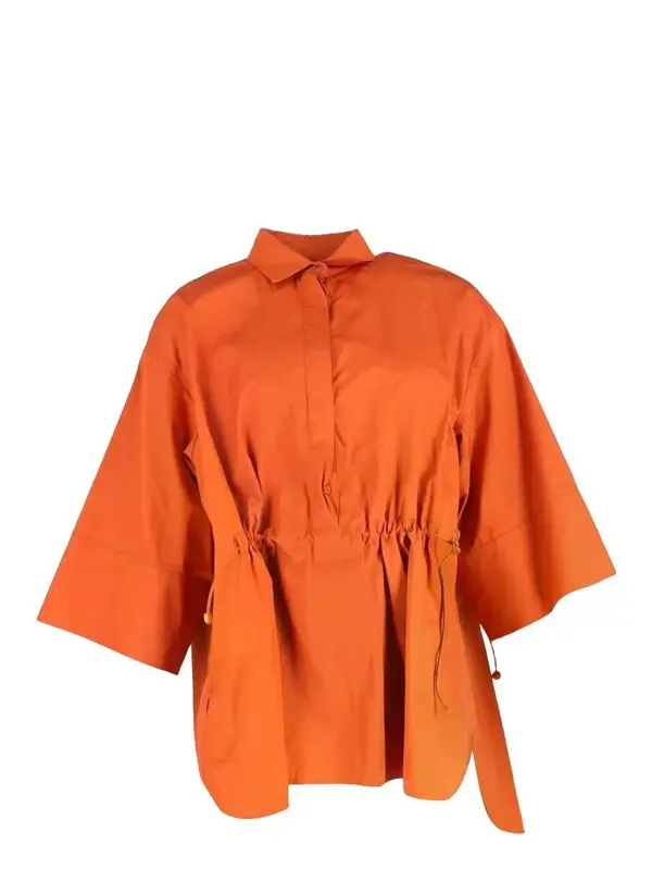 Max Mara March Poplin Blouse - Orange