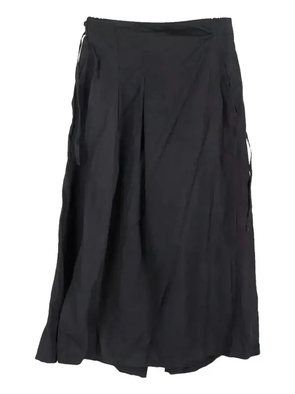 Yohji Yamamoto Wide-leg Trousers - Black
