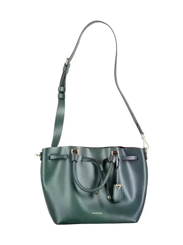 Michael Kors Blakely Leather Bucket Bag - Green