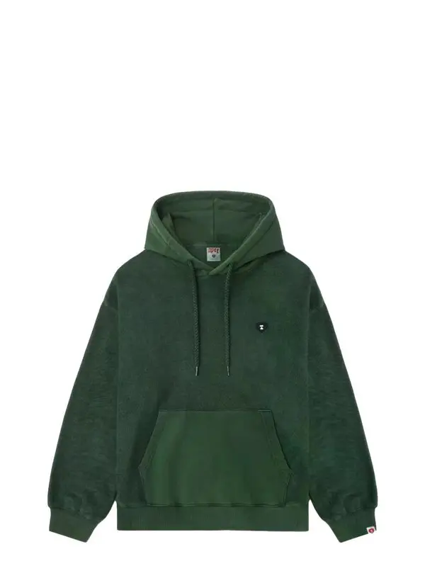A BATHING APE Heart-patch Hoodie - Green