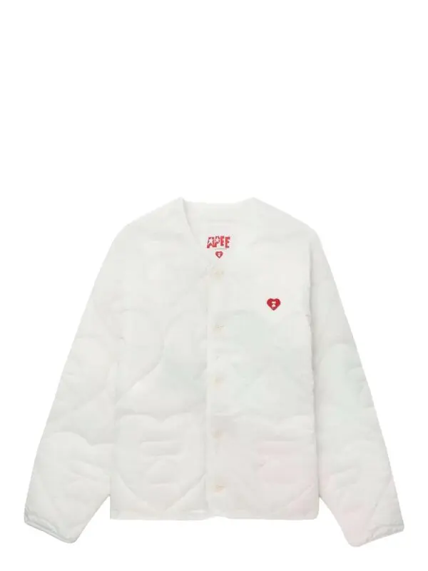 A BATHING APE Quilted Jacket - White