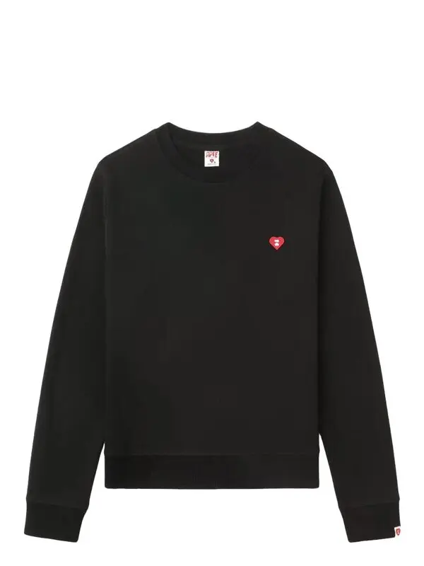 A BATHING APE Appliqué Sweater - Black