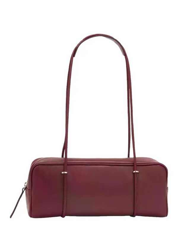 By Far Leather Shoulder Bag - Red