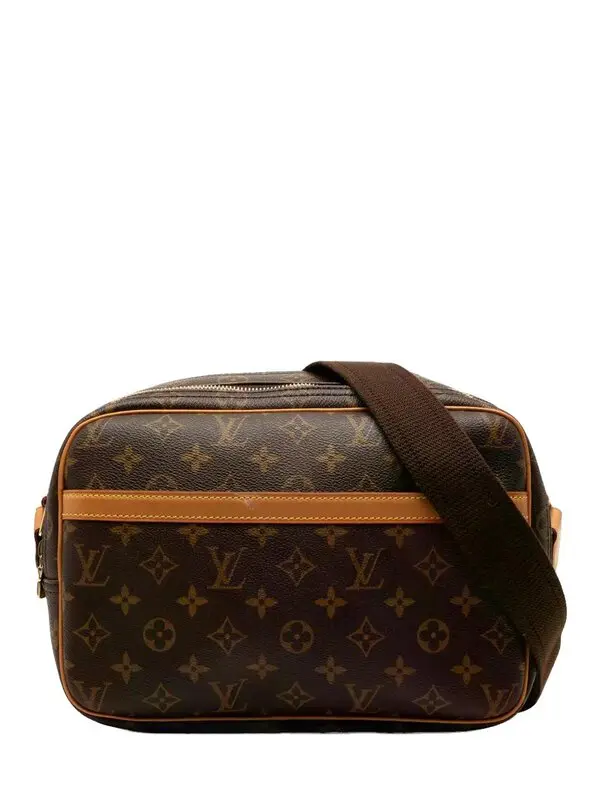 LOUIS VUITTON 2000 Monogram Reporter Pm - Brown