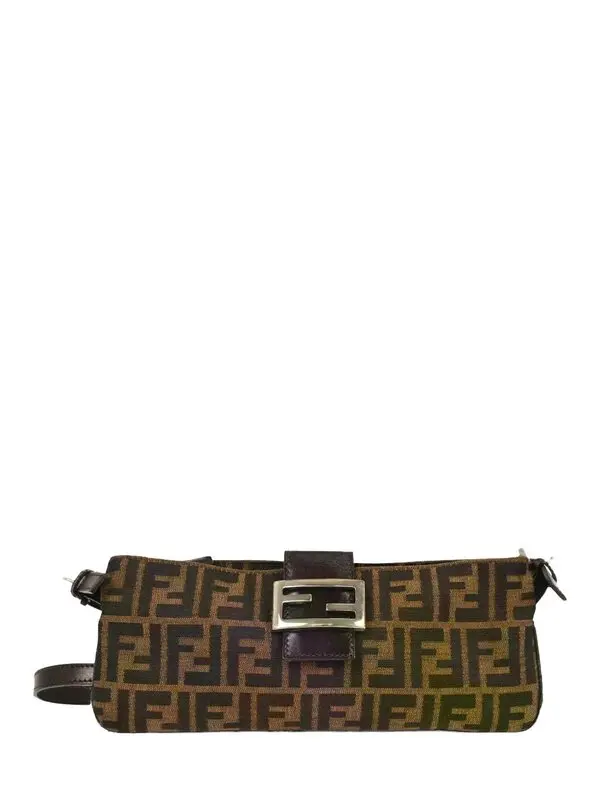 Fendi 2000 Zucca Shoulder Bag - Brown