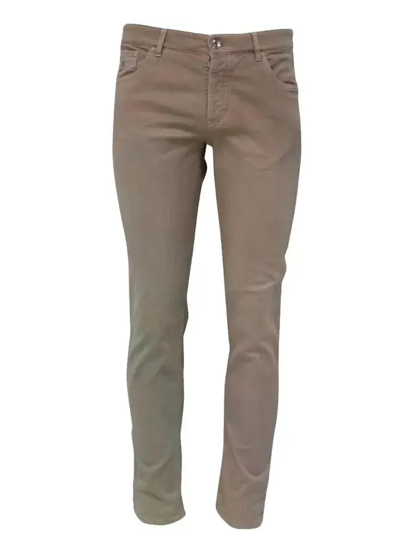 Brunello Cucinelli Slim-fit Trousers - Neutrals