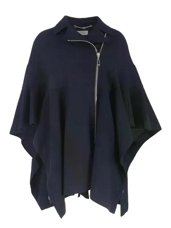 Escada Wool Cape - Blue