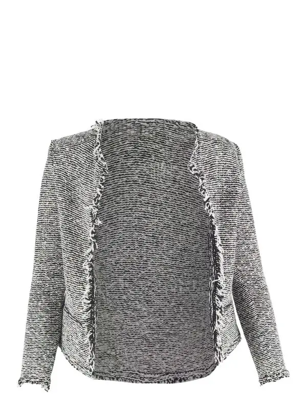 IRO PARIS Tweed Open Jacket - Black