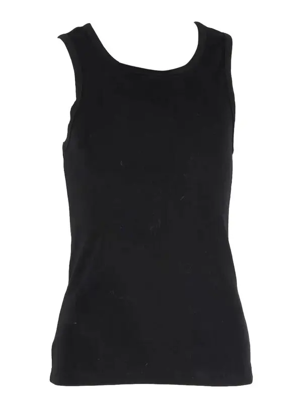 THE ROW Cotton Tank Top - Black