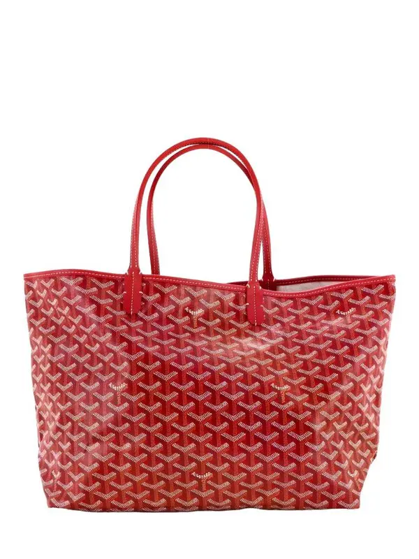 Goyard Saint Louis Coated Canvas Pm Tote Bag - Red