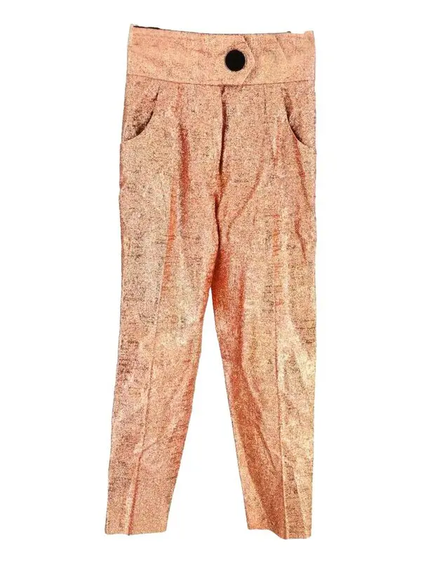 PETAR PETROV High-waist Trousers - Orange