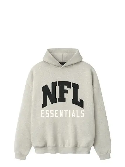 Fear Of God Essentials Nfl Sport Hoodie - Heather Stone