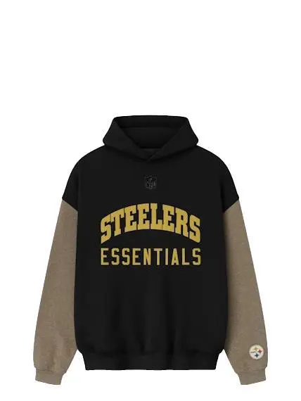 Fear Of God Essentials Steelers Sport Hoodie - Black/homestead Heather