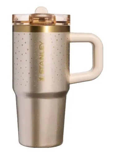 STANLEY The Cheers & Cheer Quencher Protour Flip Straw 14oz Tumbler - Prosecco Shimmer