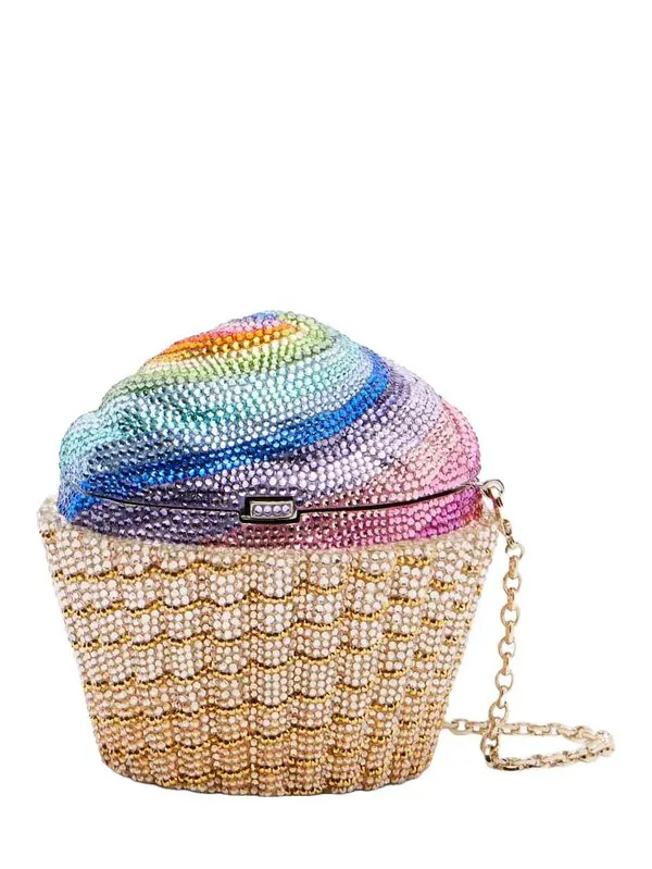 Judith Leiber Rainbow Cupcake Clutch - Multicoloured