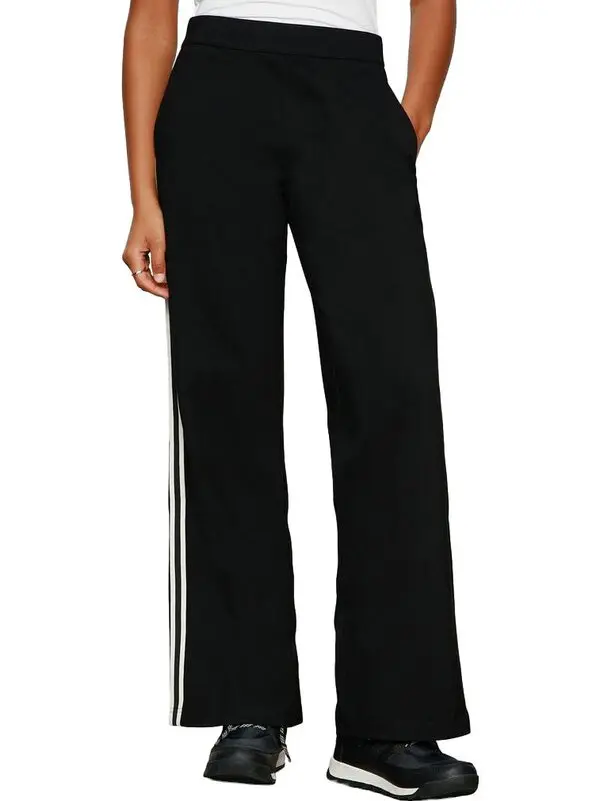 Sanctuary Runway Side Stripe Ponte Track Pants - Black