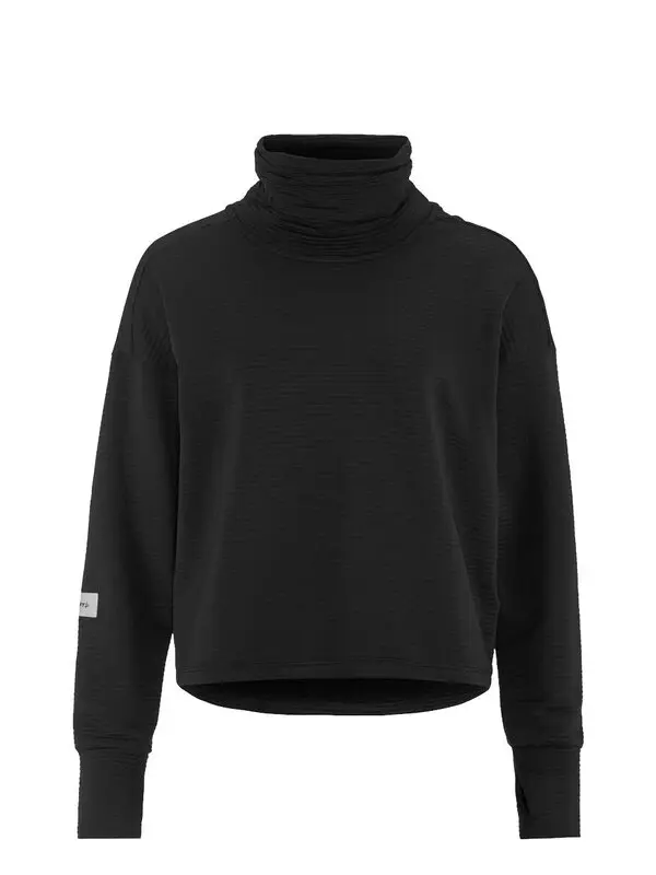 CRAFT Subz Turtleneck Jersey Sweatshirt - Black