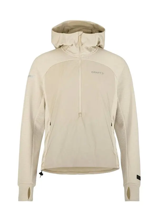 CRAFT Subz Jersey Half Zip Hoodie - Plaster