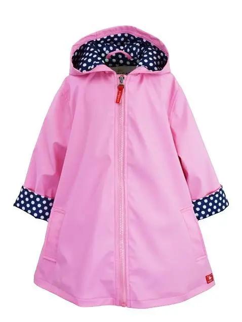 WIDGEON Hooded A-line Raincoat - Parfait Pink