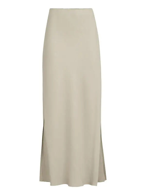 Brunello Cucinelli Bias-cut Maxi Skirt - Buff