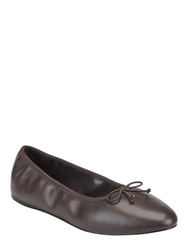 Marc Fisher Amellie Ballet Flat - Dark Brown
