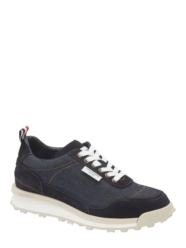 Thom Browne Alumni Tech Runner Sneakers - Navy