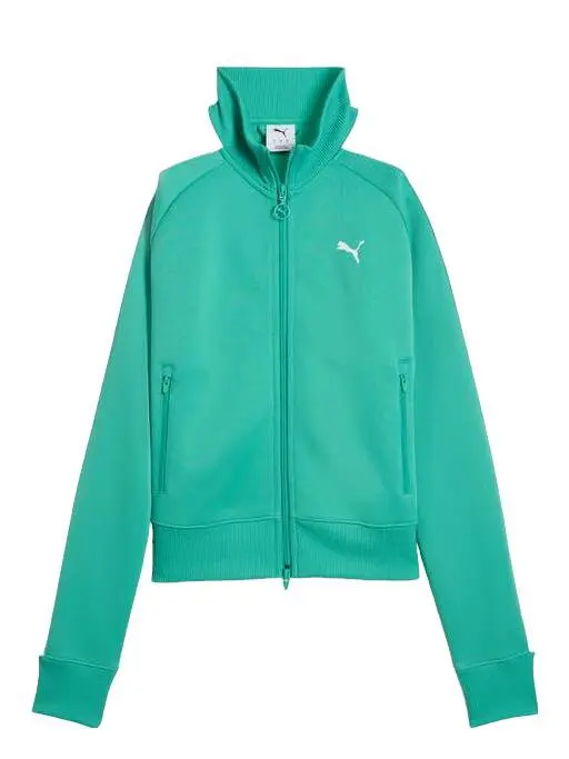 PUMA T7 Always On Crop Track Jacket - Vibrant Green
