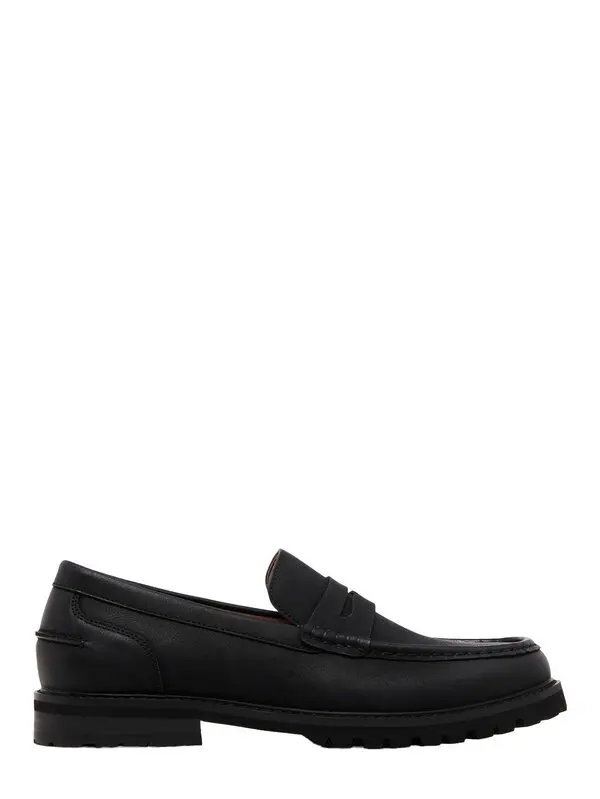 UNCUT Hackney Loafer - Black Pu
