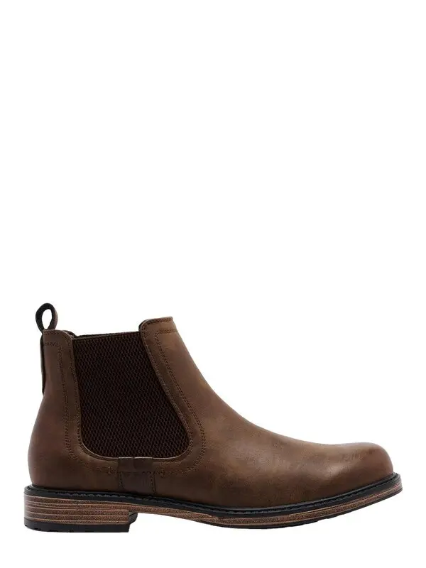 UNCUT Wyatt Chelsea Boot - Brown Pu
