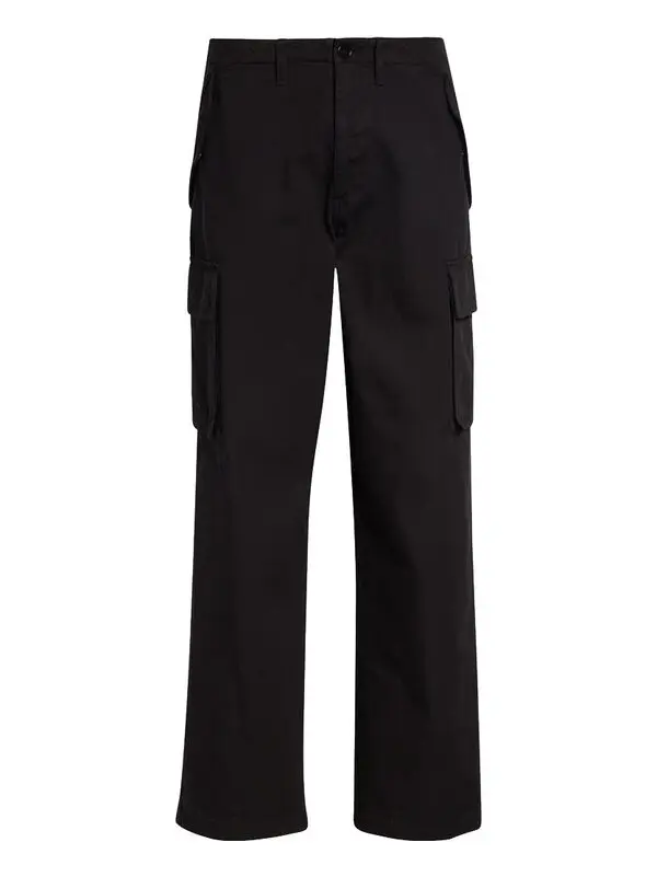 Burberry Cyrus Cotton Twill Cargo Pants - Black