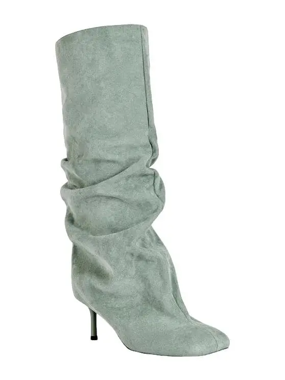 AZALEA WANG Randall Knee High Boot - Green