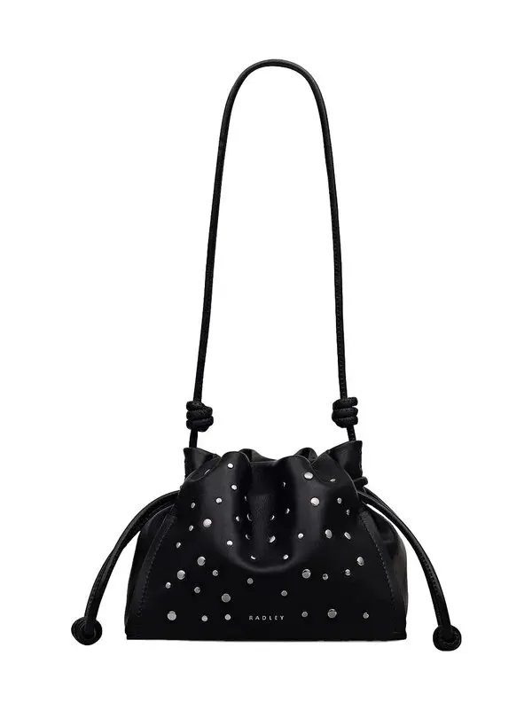 RADLEY The Roxburghstud Drawstring Crossbody Bag - Black