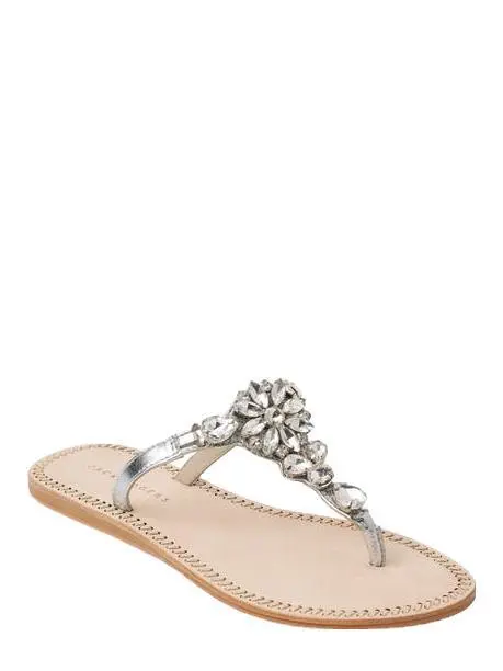 Jack Rogers Burgess Sandal - Silver